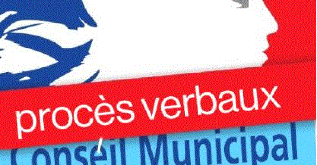Procès Verbal du Conseil Municipal du 29 juin 2023